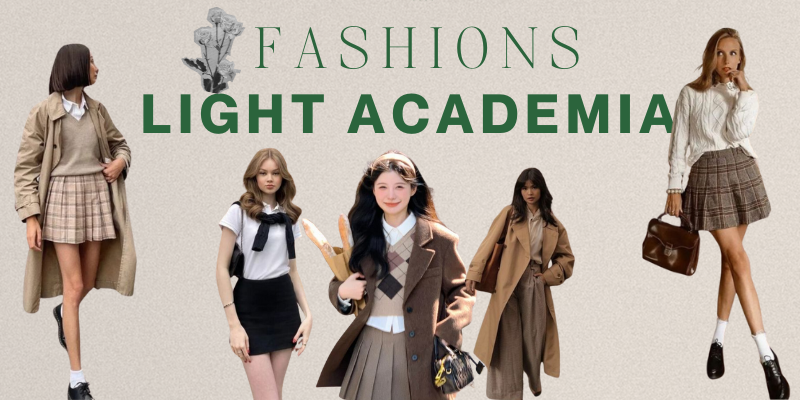Light Academia - Phong cách của sự tươi sáng, nhẹ nhàng và ấm áp