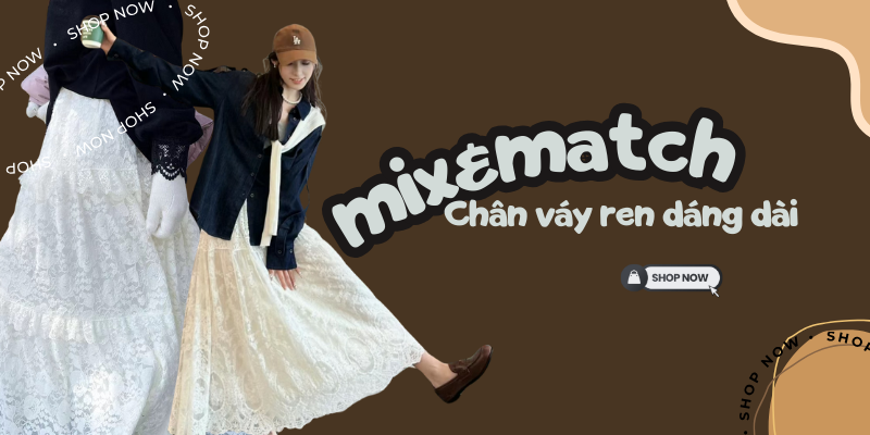 Phối đồ với chân váy ren dài: Bí quyết chinh phục mọi phong cách
