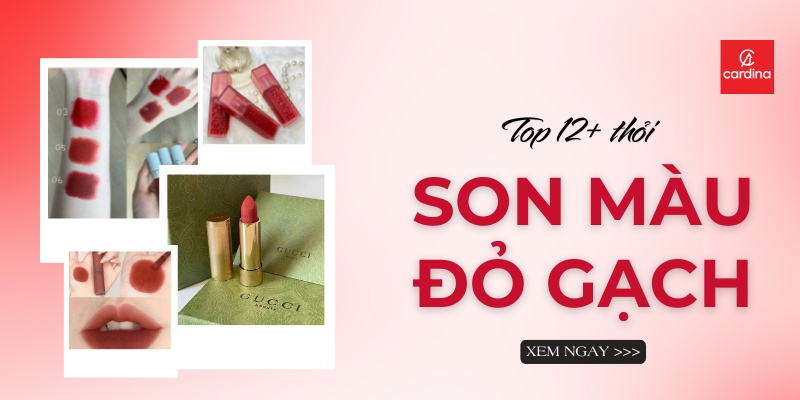 Top 12+ Thỏi Son Màu Đỏ Gạch Đẹp Xuất Sắc, Da Ngăm Đánh Là Mê Ngay