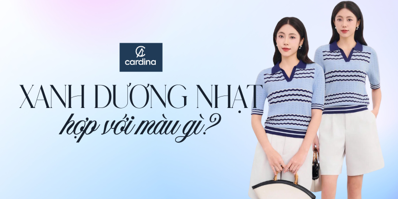 Màu xanh dương nhạt hợp với màu gì? Phối màu với xanh dương nhạt đẹp