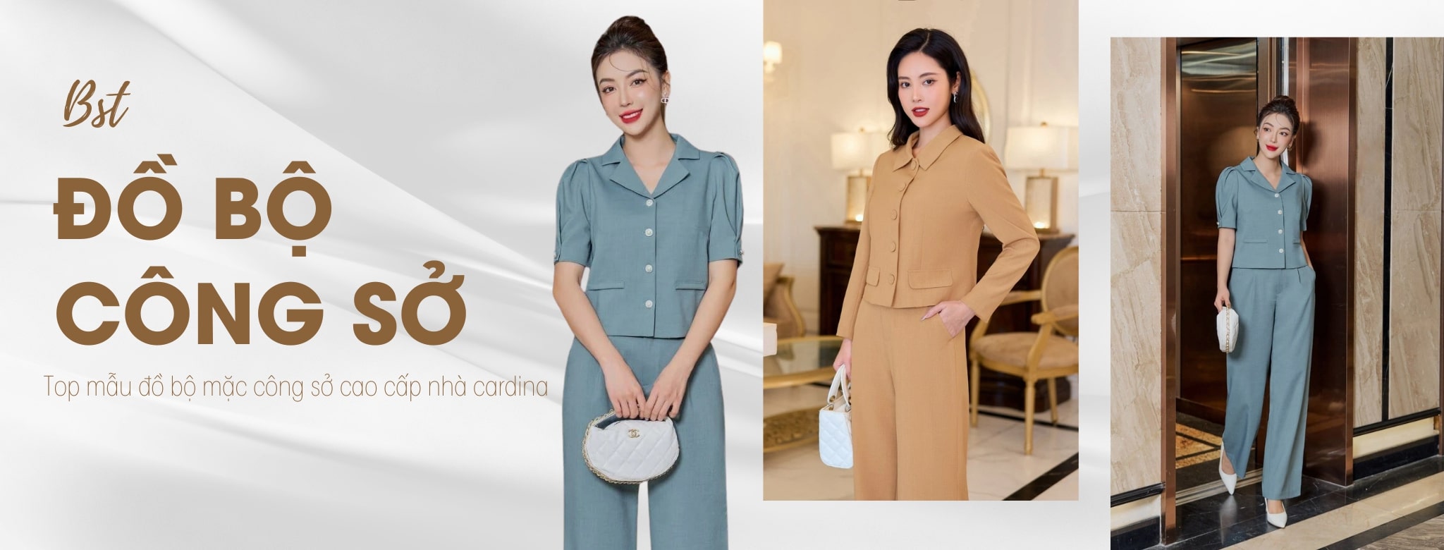 99+ Mẫu bộ đồ công sở cao cấp, set đồ công sở thanh lịch, đẹp 2025