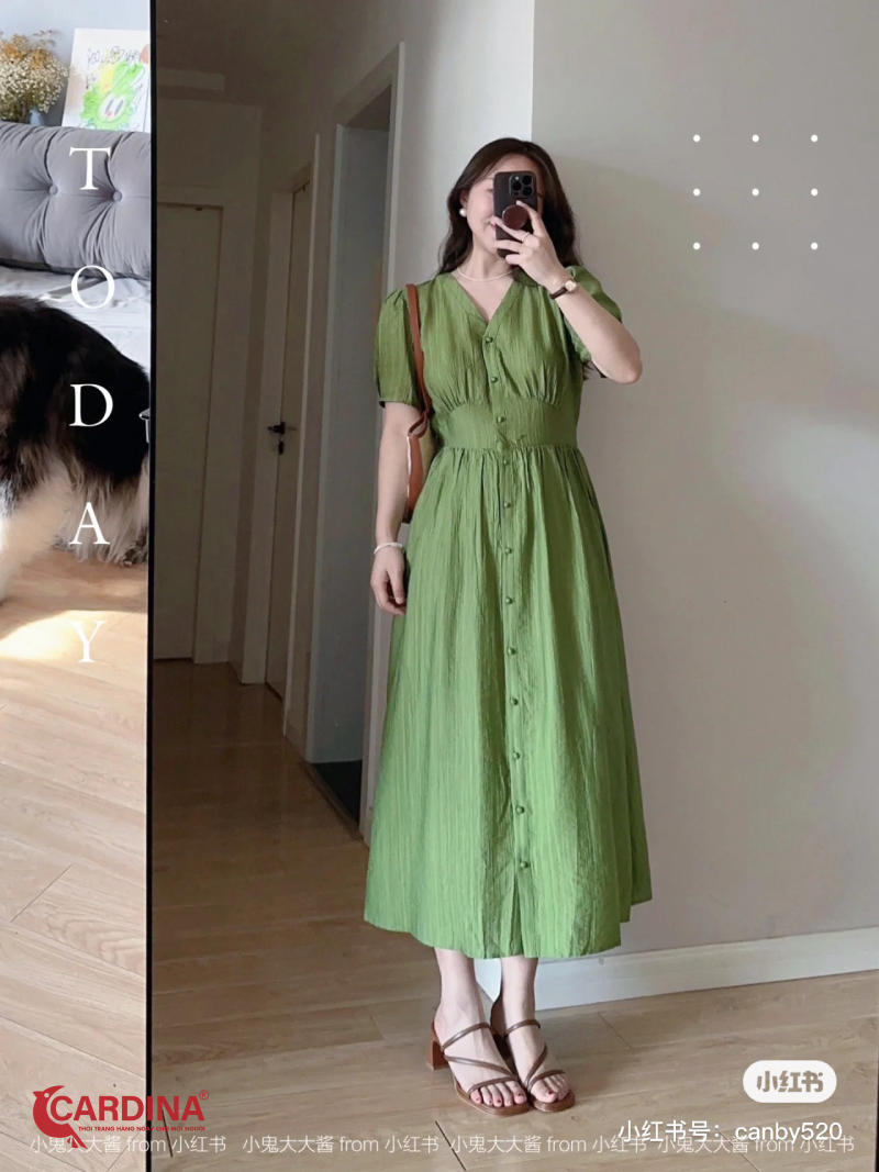 Top 99+ Mẫu váy tay phồng xinh xắn, tôn dáng cho nàng hè 2024