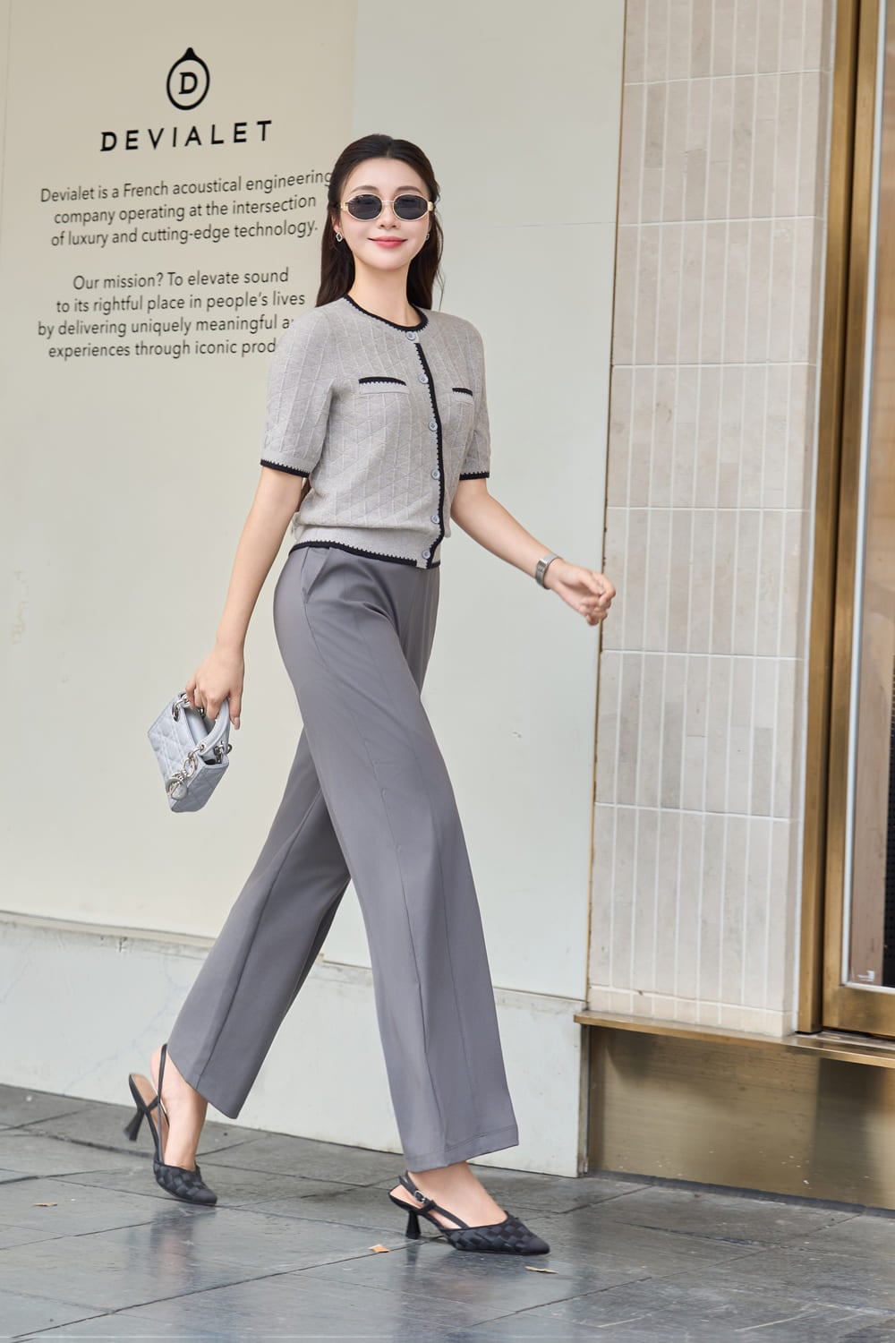 Quần Umi suông cạp cao gen bụng che khuyết điểm