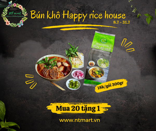 HAPPY RICE HOUSE - CẢ NHÀ ĐỀU MÊ! – NT Mart