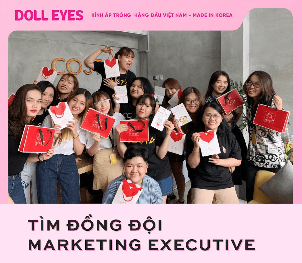 Doll Eyes Tuyển Dụng Marketing Executive