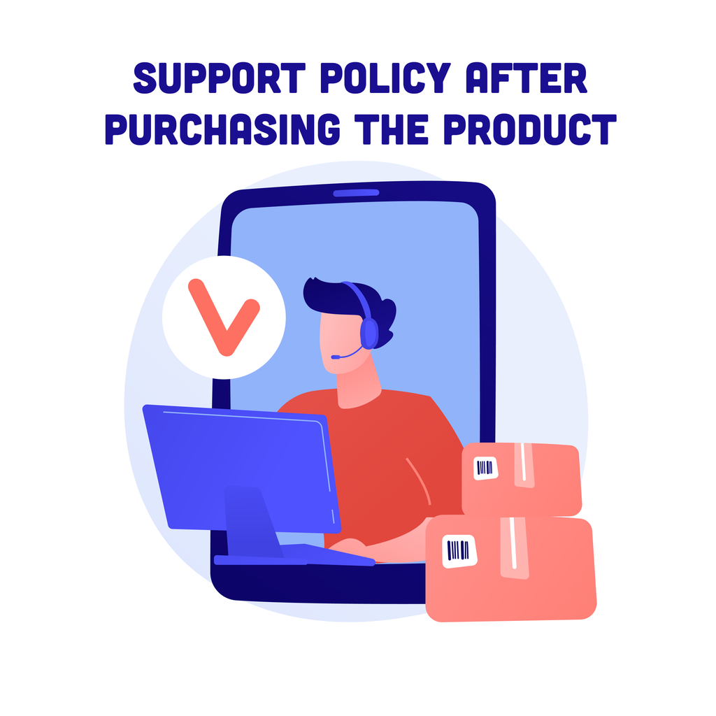 Support policy after purchasing the product – Company