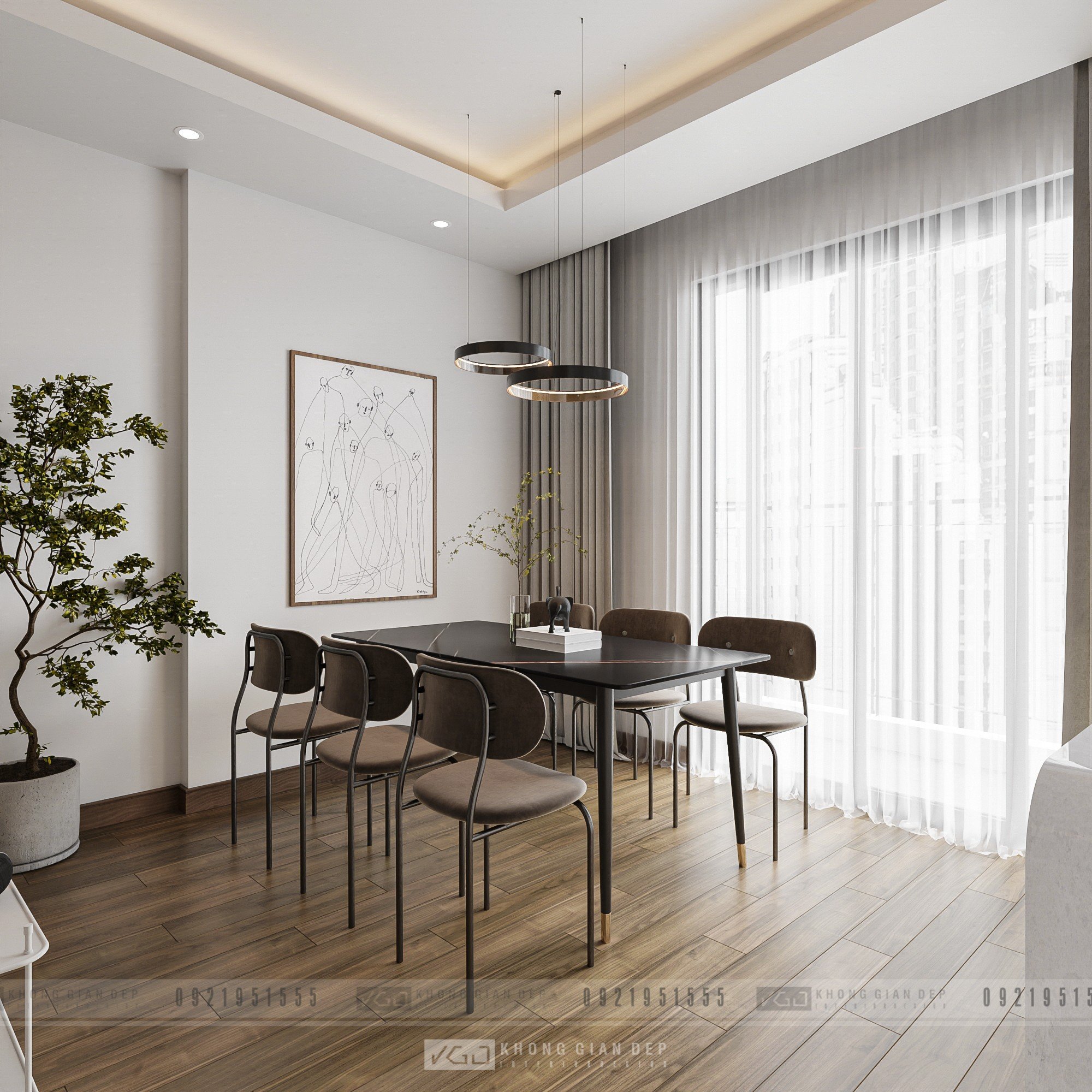 ANH PHƯƠNG - CH 07B BÌNH MINH GARDEN – Công ty Cổ Phần Tư Vấn Kiến Trúc Nội Thất Không Gian Đẹp