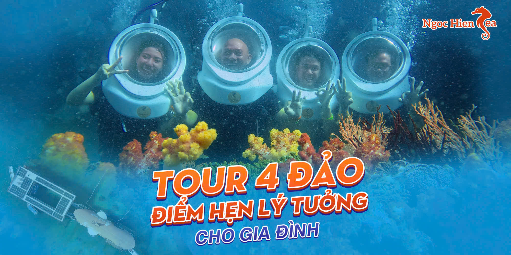 Tour 4 Đảo - Trải Nghiệm Tuyệt Vời Cho Gia Đình– Ngoc Hien Sea