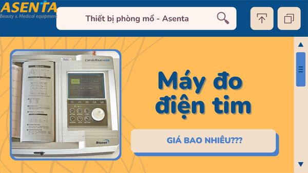 Giá máy đo điện tim 3 cần, 6 cần, 12 cần chính hãng – Asenta.vn