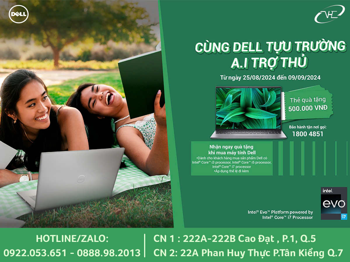 CÙNG DELL TỰU TRƯỜNG, A.I TRỢ THỦ– Vinh Hiển Lộc Tài Computer