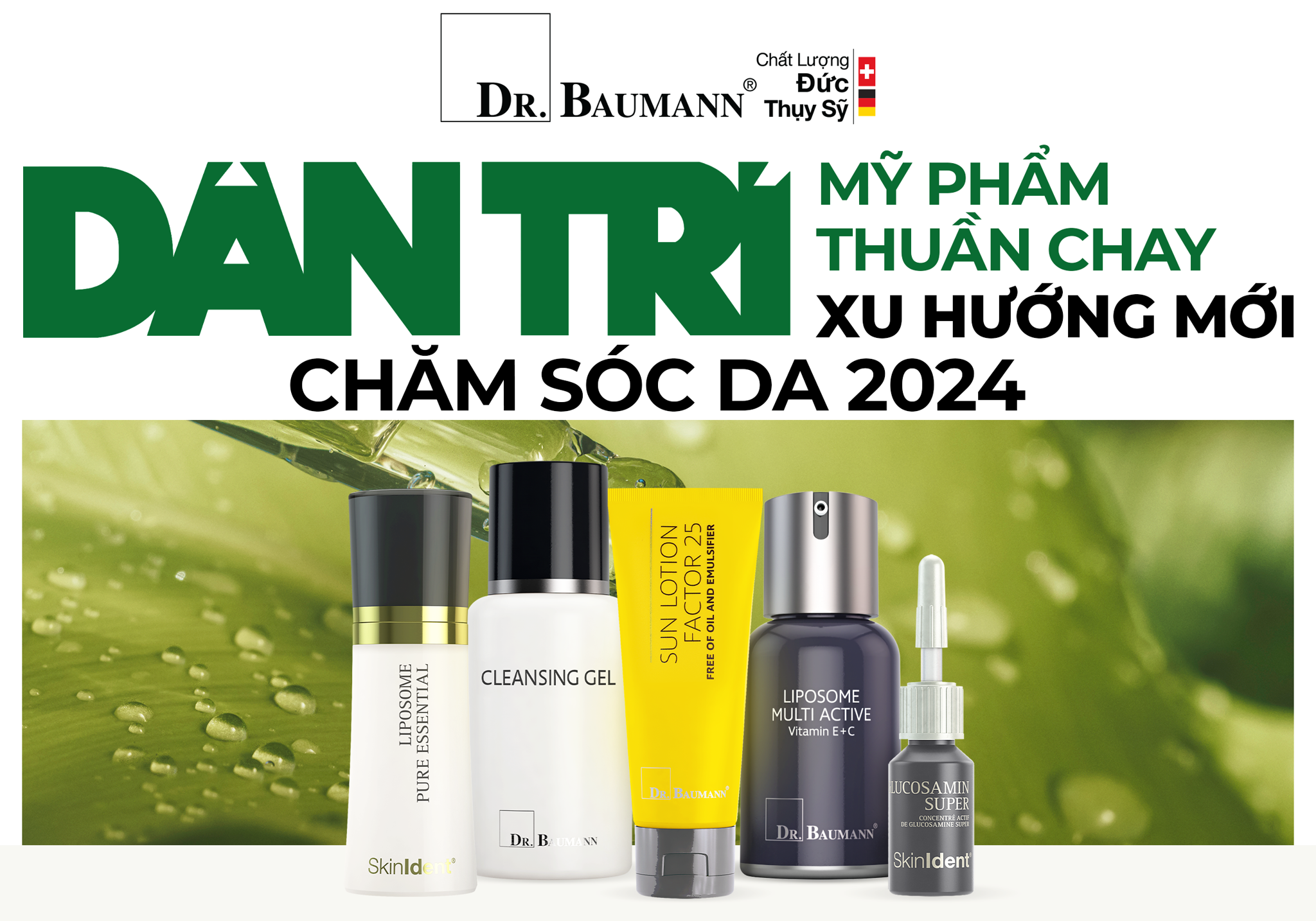 MỸ PHẨM THUẦN CHAY ĐÓN ĐẦU XU HƯỚNG CHĂM SÓC DA 2024 – Dr. Baumann VN