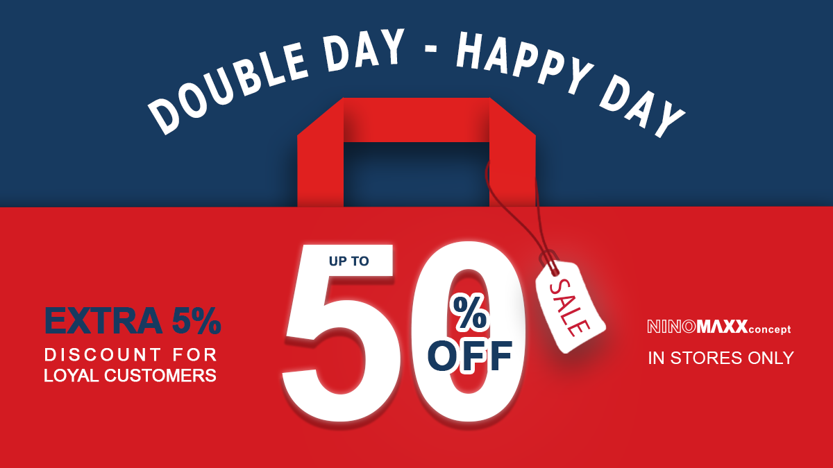 Deal đẹp nhất tháng 10 tại Ninomaxx Concept - Double day, happy day!
