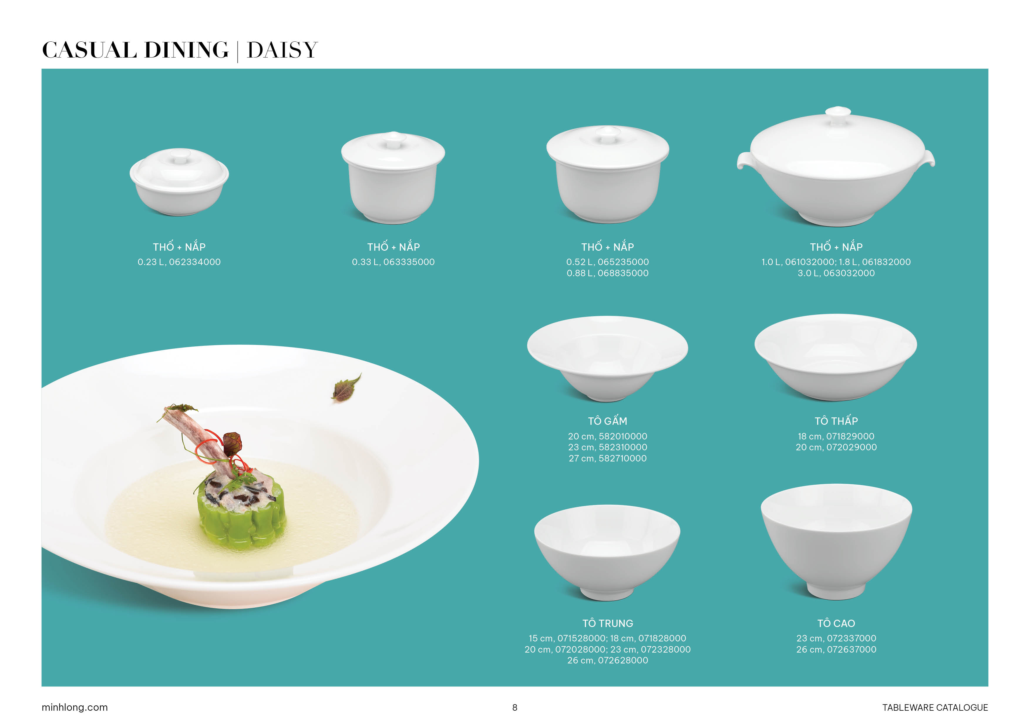 Horeca Catalogue Gốm sứ Minh Long