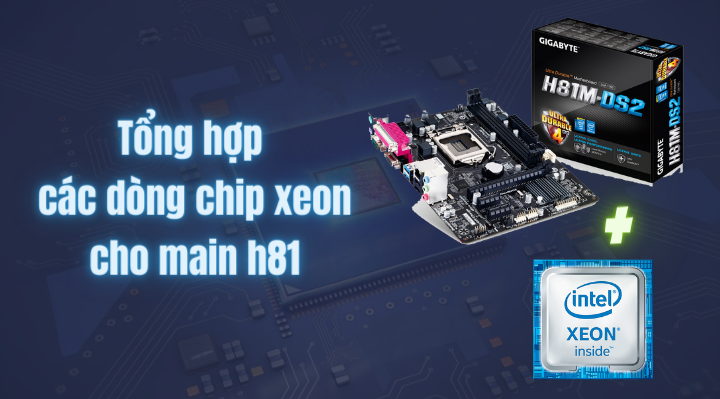 Tổng hợp các dòng chip xeon cho mainboard h81: hỗ trợ cpu xeon nào?