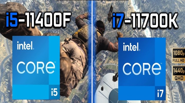 So sánh I5 11400f vs I7 11700f nên mua loại nào