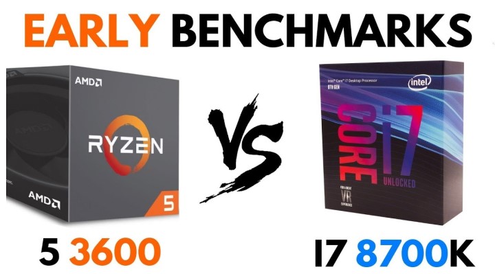 So sánh I7 8700k vs Ryzen 3600 nên mua loại nào?