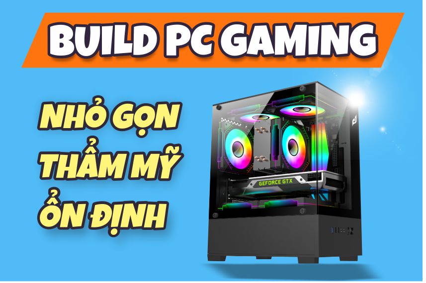 PC Gaming Nhỏ Gọn Cho Phòng Trọ – Giải Pháp Tối Ưu Với Case Edra 1303