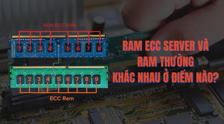 Ram ECC server và ram thường khác nhau ở điểm nào?