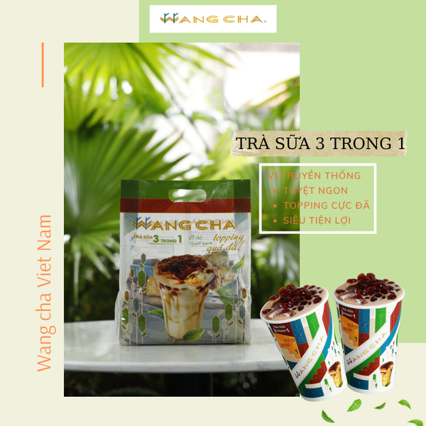 Trà sữa tiện lợi Wangcha 3 IN 1 Lê Trình