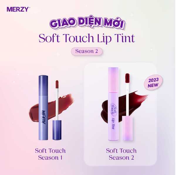 Swatch & review bảng màu son Merzy Soft Touch Lip Tint 2 – Tochigi Store