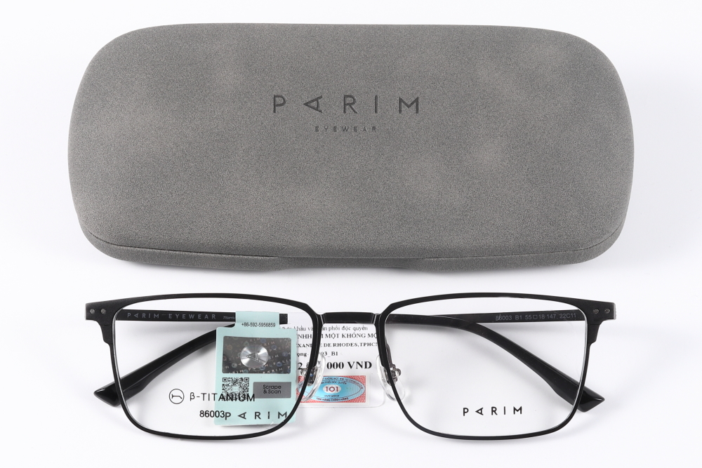 Gọng Kính Kim Loại Parim 86003 Titanium Chính Hãng– VTC OPTIC