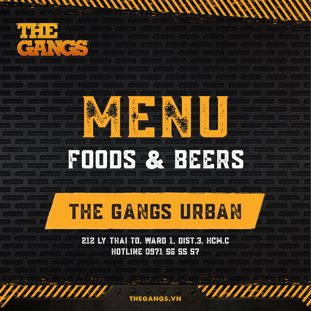 Menu - The Gangs Urban