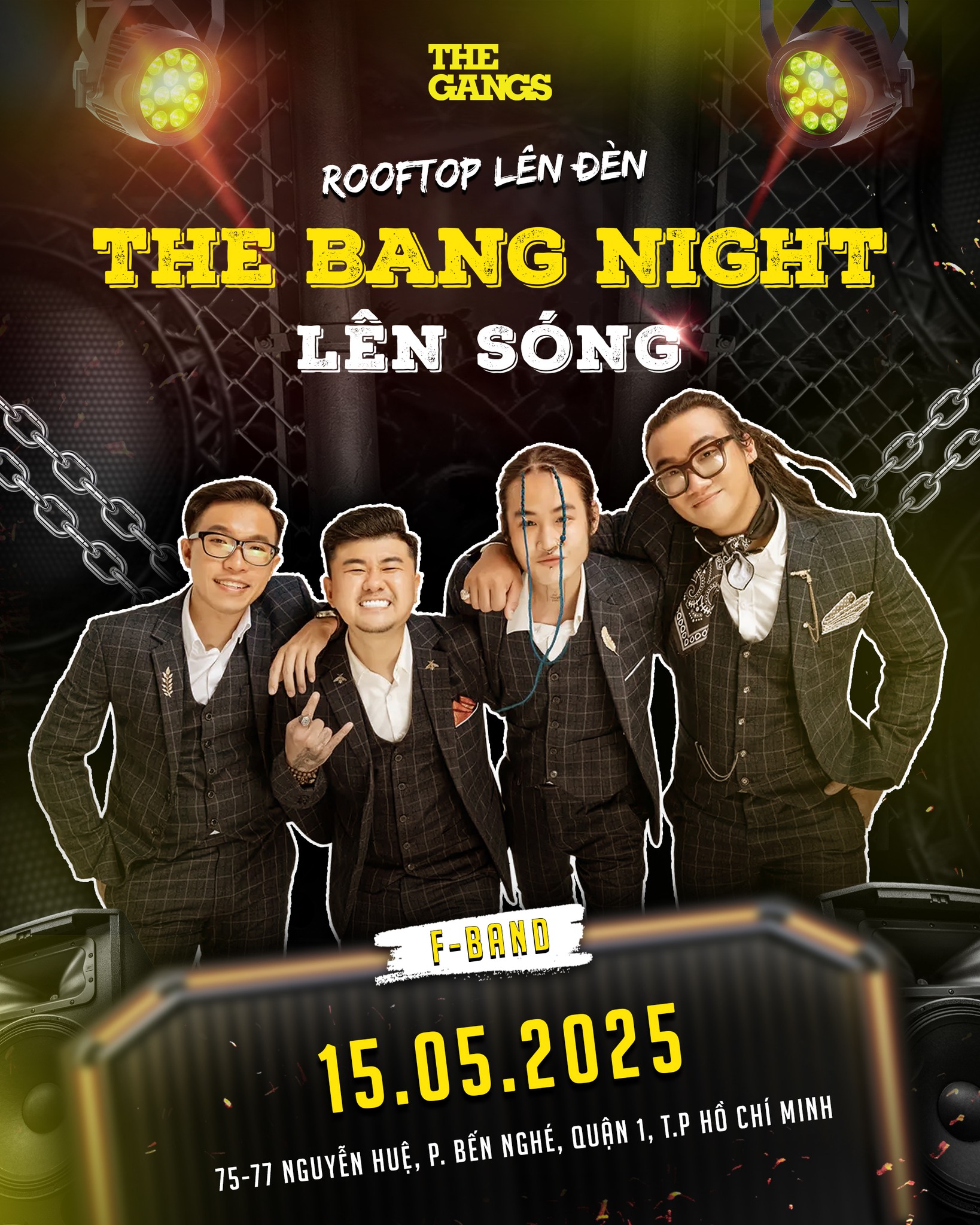 ROOFTOP LIGHTS ON, THE BANG NIGHT TURNS UP THE VOLUME – The Gangs