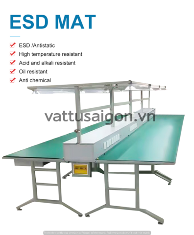 Tấm Cao Su Tự Nhiên Tĩnh Điện ESD – Vật Tư Sài Gòn