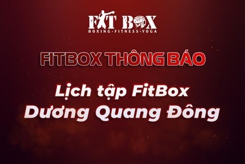 LỊCH HỌC HỆ THỐNG FITBOX – FitBox Gym