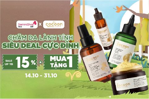 [SAMMISHOP x COCOON] Mua 1 tặng 1 - Sale upto 15% - Chăm da lành tính – SammiShop