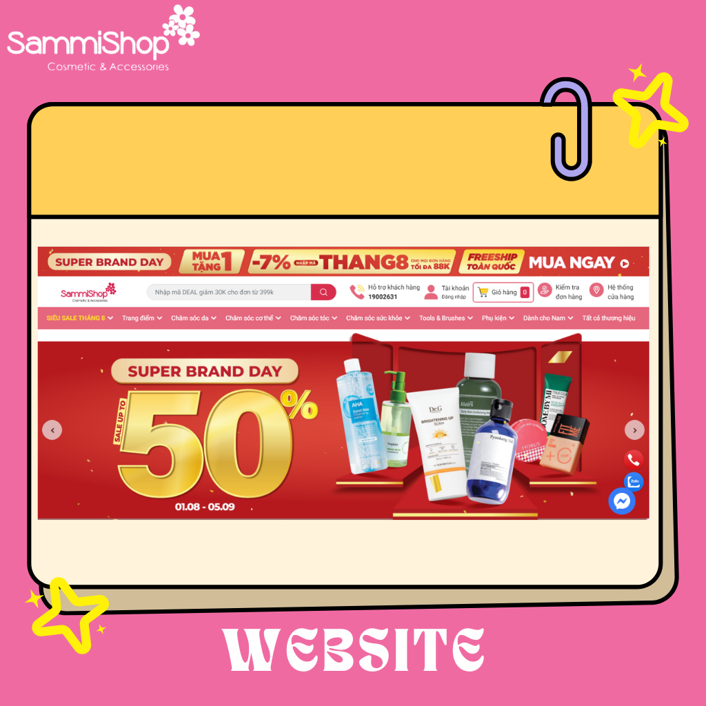 CẢNH BÁO CÁC KÊNH SAMMI GIẢ MẠO – SammiShop