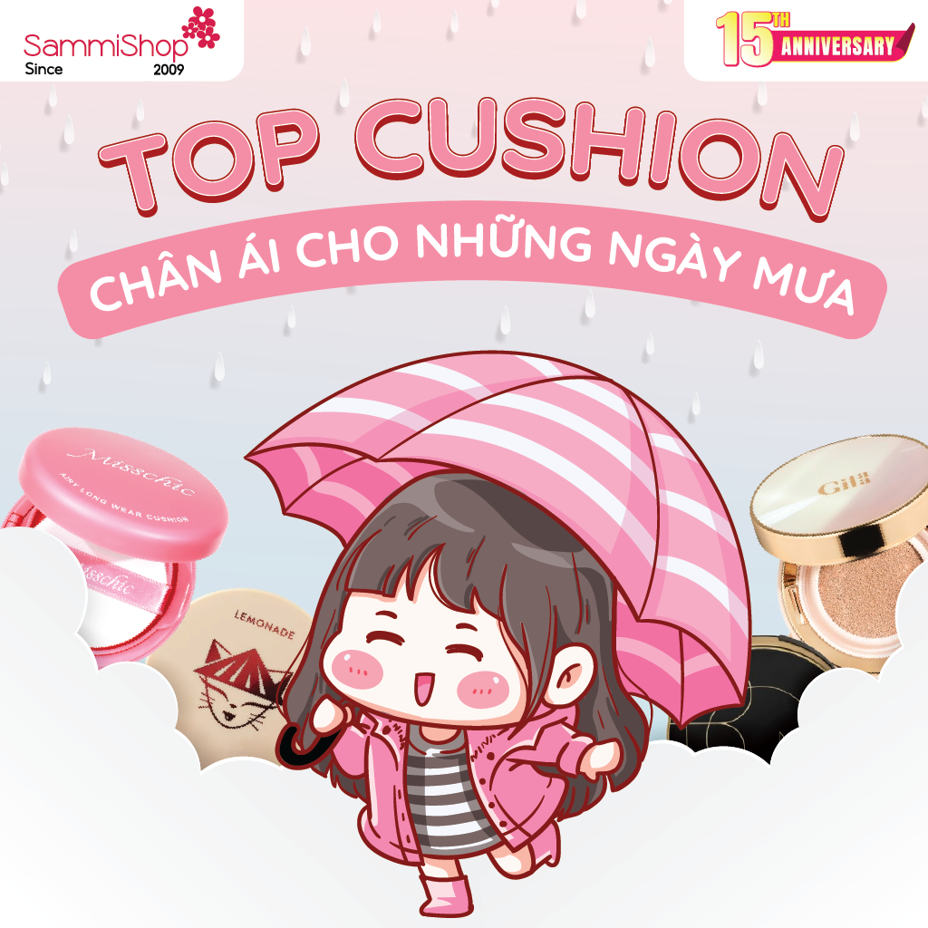 TOP CUSHION CHÂN ÁI CHO NHỮNG NGÀY MƯA – SammiShop