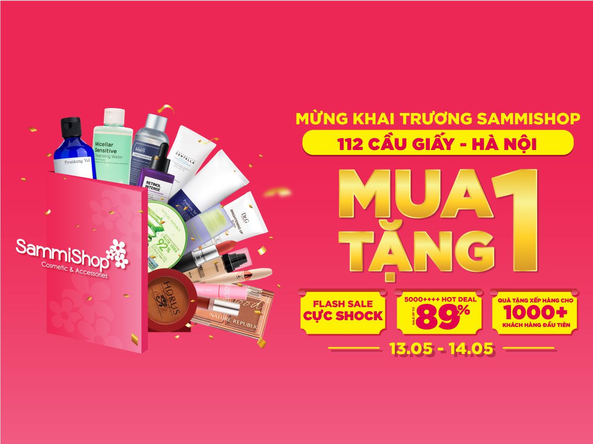 TƯNG BỪNG KHAI TRƯƠNG SAMMISHOP 112 CẦU GIẤY - HÀ NỘI – SammiShop