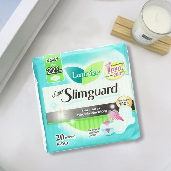 Laurier Super Slimguard Siêu Mỏng 22.5cm Cánh 20MLaurier Super ...