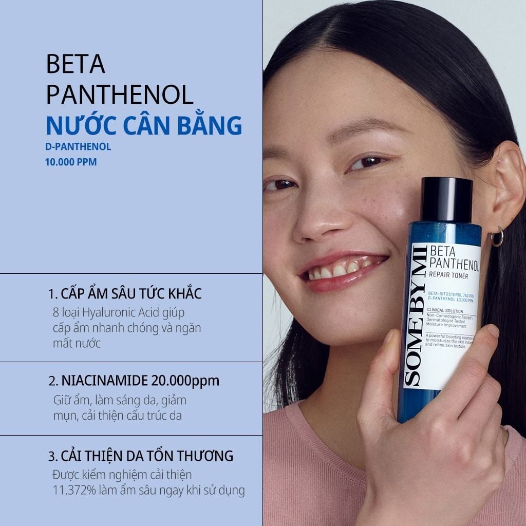 Some By Mi Nước hoa hồng Beta Panthenol Repair Toner 150mlSome By Mi ...
