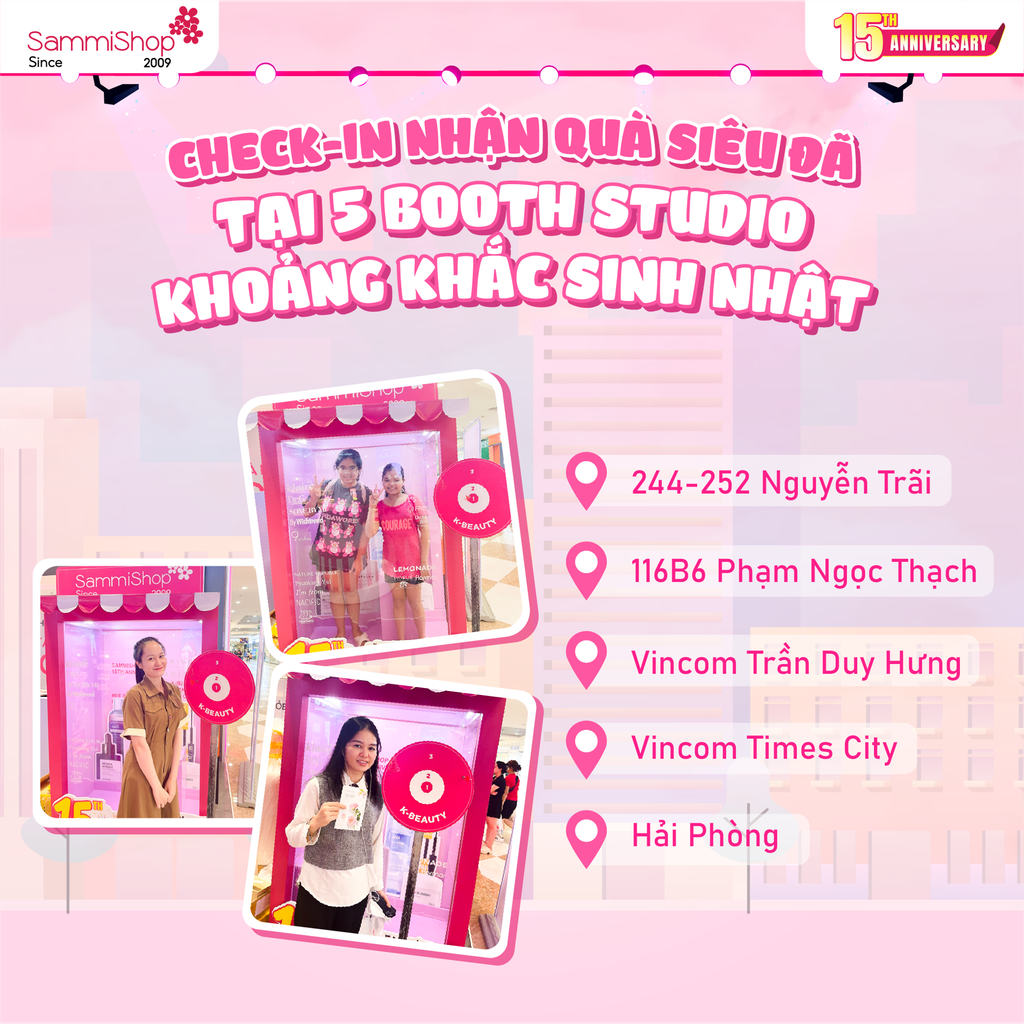 NHỮNG CHƯƠNG TRÌNH "SO HOT" TRONG SỰ KIỆN SINH NHẬT SAMMISHOP 15 NĂM ...