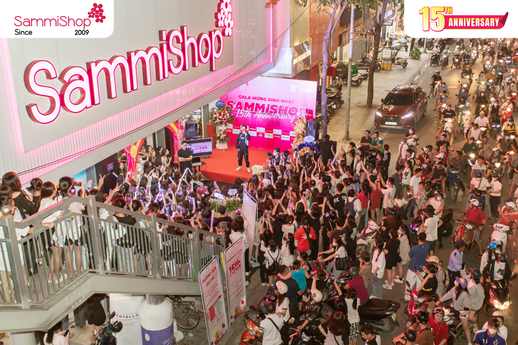 NHÌN LẠI ĐÊM GALA SINH NHẬT 15 NĂM CỦA SAMMISHOP VÔ CÙNG HOÀNH TRÁNG ...