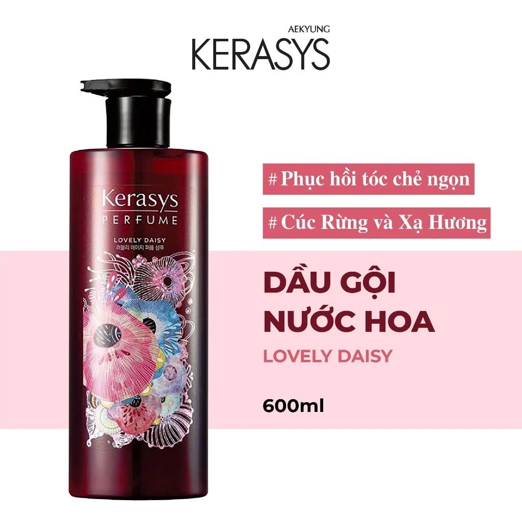 Kerasys Dầu gội Perfumed Lovely Daisy Shampoo 600mlKerasys Dầu gội ...