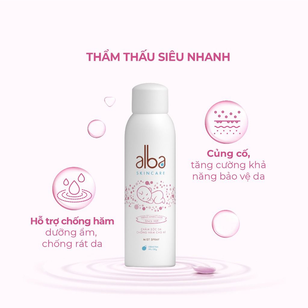 Alba Skin Care Xịt chống hăm cho béAlba Skin Care Xịt chống hăm cho bé ...