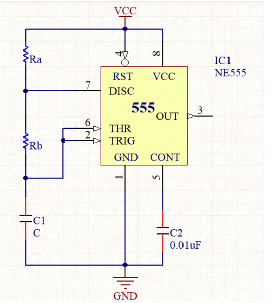 LÀM MẠCH LED CHỚP NHÁY TỪ IC TẠO XUNG NE555