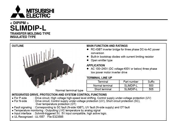 Công suất SLIMDIP-L nguyên mạch chạy tốt