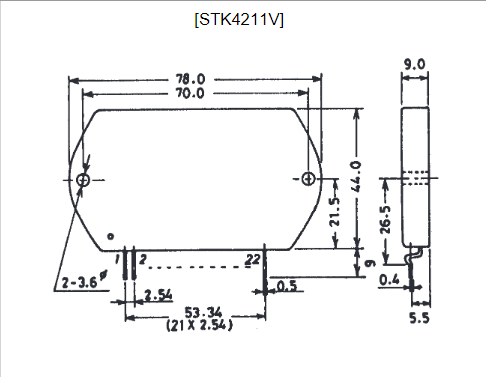 Công Suất âm thanh STK4211II stereo amplifier STK4211 mới chính hãng