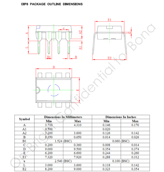 Túi 10 chiếc OB2212 OB2212AP 2212 DIP-8 Mới Chính Hãng