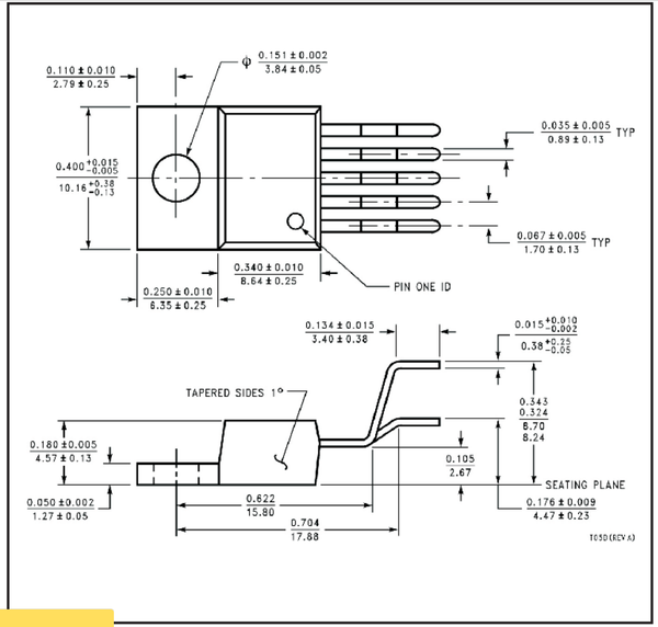 IC nguồn LM2576HV LM2576HV-12 TO-220 chính hãng HTCkorea