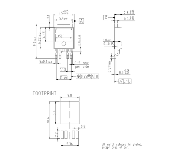 IC nguồn BTS6142D 6142D TO-252 chính hãng Infineon