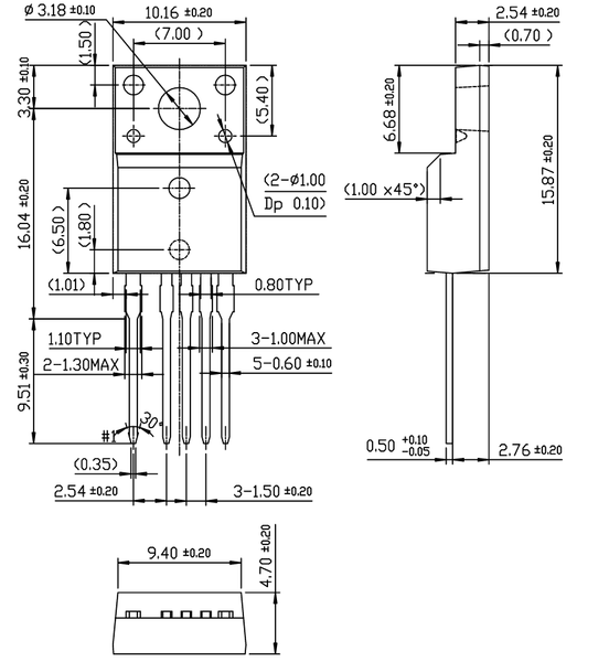 IC nguồn 5Q1265RF TO-247 chính hãng Fairchild
