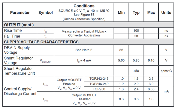 IC nguồn TOP247FN SIP-7 chính hãng Power Integrations
