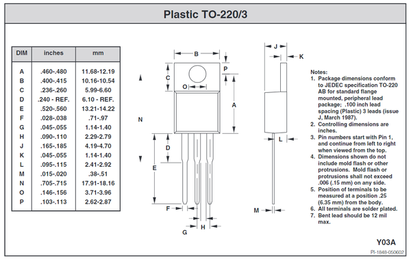 IC nguồn TOP223YN TO-220 THÁO MÁY Power Integrations
