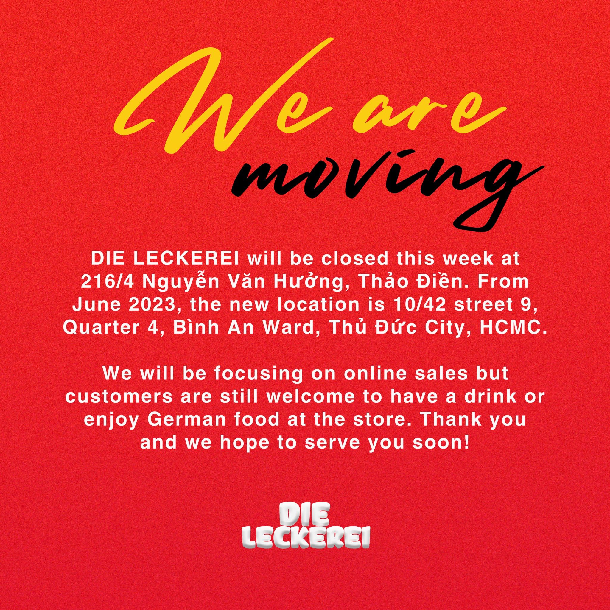 New Location Change In Business Model DIE LECKEREI new-location-change-in-business-model-die-leckerei