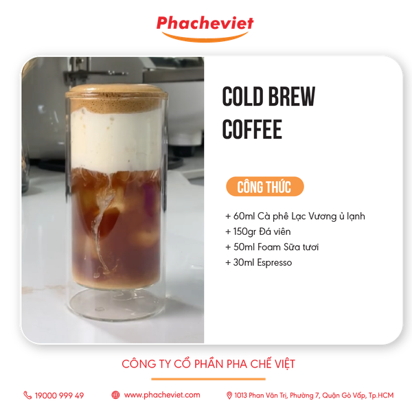 Công thức pha chế Cold Brew Coffee